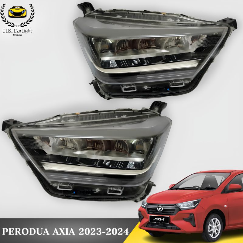 PERODUA AXIA LED 2023 2024 LEFT (LH) HEADLAMPORIGINAL USED/HEADLIGHT ...