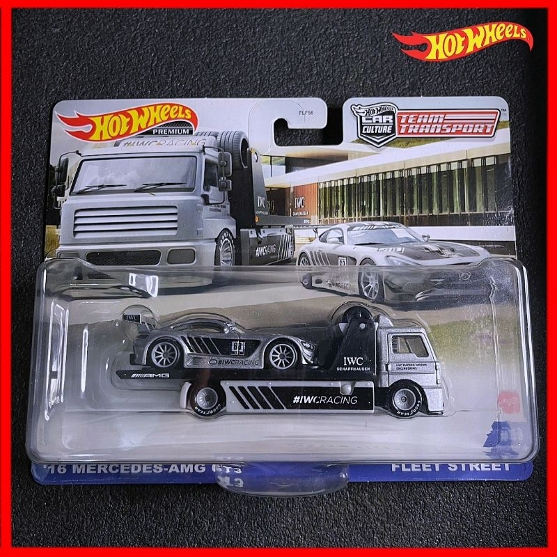 Hot wheels Mercedes AMG GT3 Team Transport Fleet Street Truck 2016 IWC ...