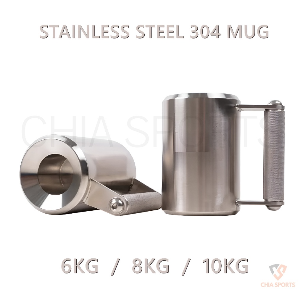 Heavy Mug 6 8 10kg 304 Stainless Steel Dumbbell Weighted Cup ...