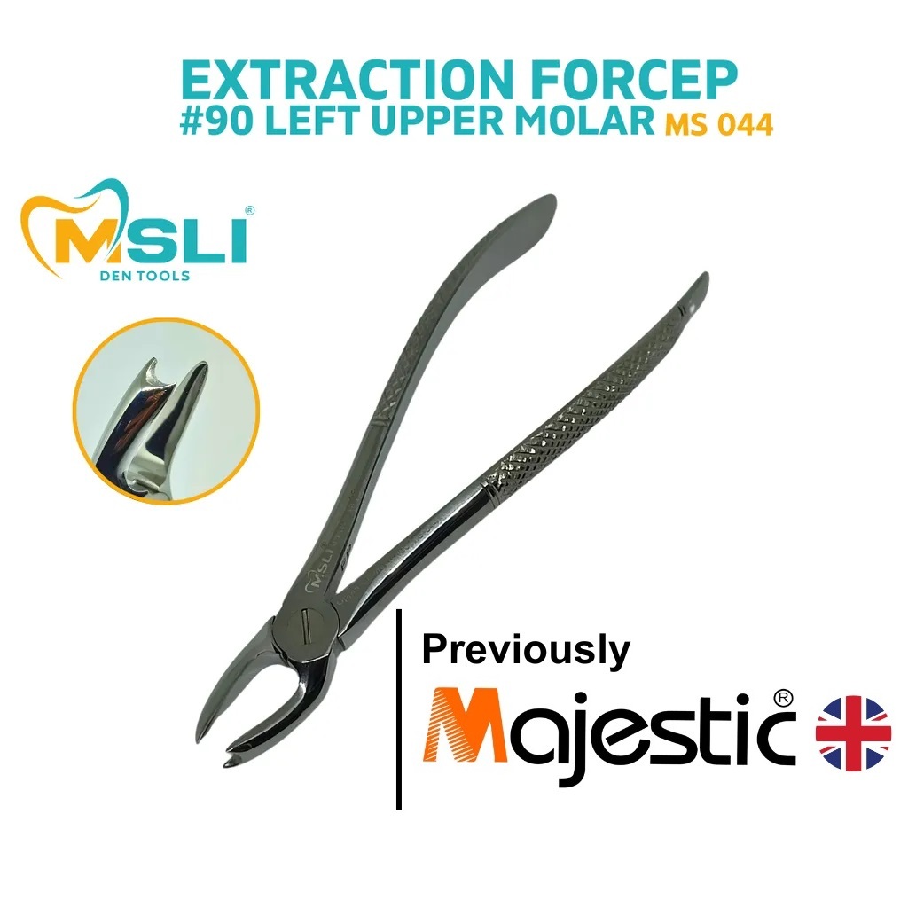 MSLI DENTOOLS (MS-044) - EXTRACTION FORCEP - #90 LEFT UPPER MOLAR ...