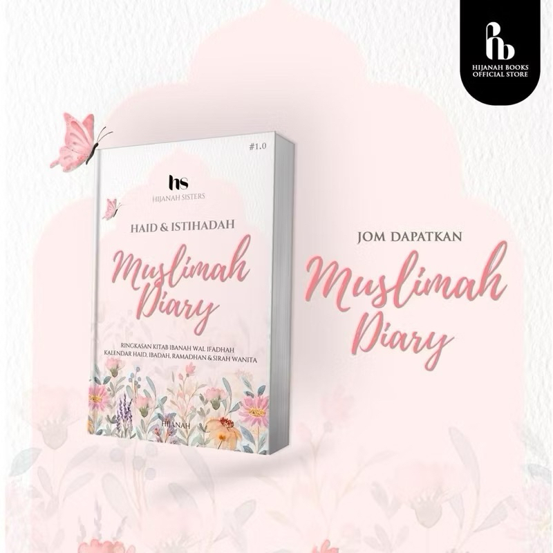hijanah books planner muslimah diary and free gift new! ready stock ...