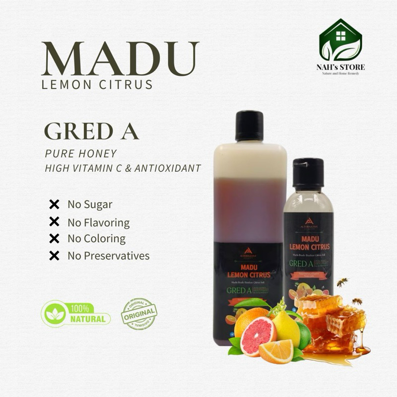 MADU LEMON CITRUS ASLI RASA SEGAR SENSASI CITRUS | Shopee Malaysia