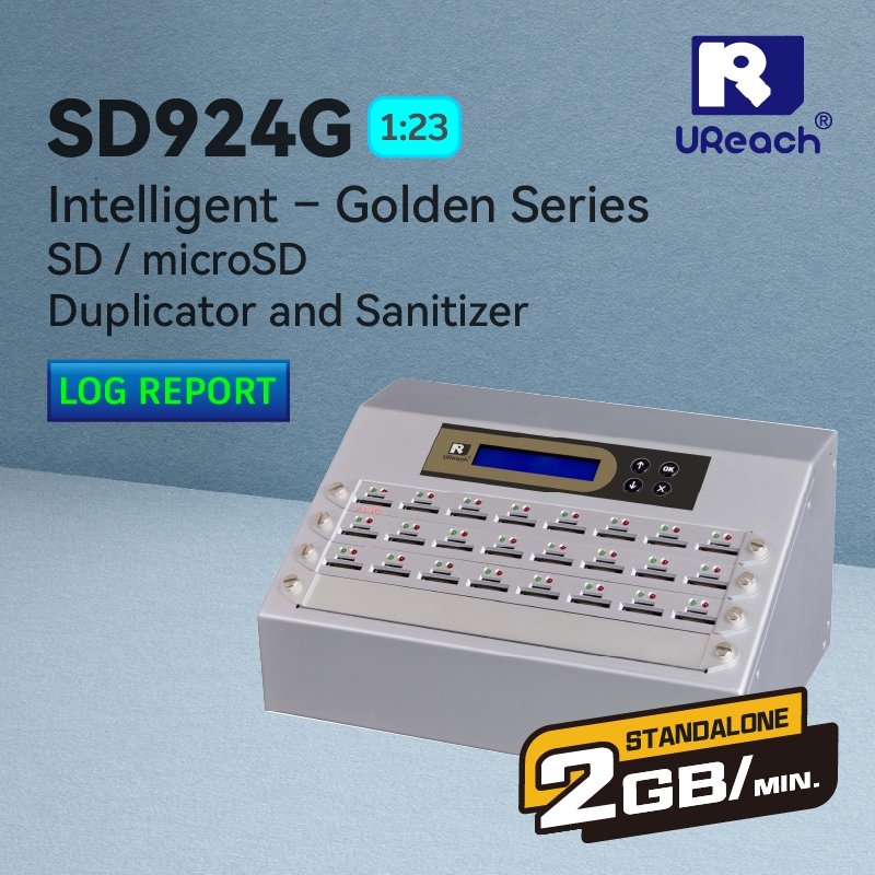 UReach SD924G 1 to 23 microSD SD Card Copier Standalone Memory Card ...
