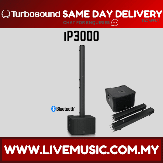 Turbosound iNSPIRE iP3000 2000W 3-channel Portable Column PA System ...