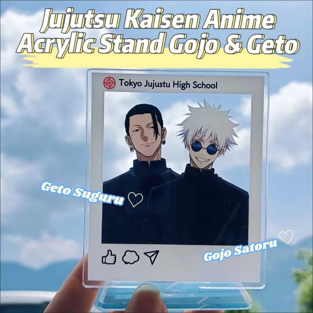 Jujutsu Kaisen Anime Geto & Gojo Acrylic Stand Collection | Shopee Malaysia
