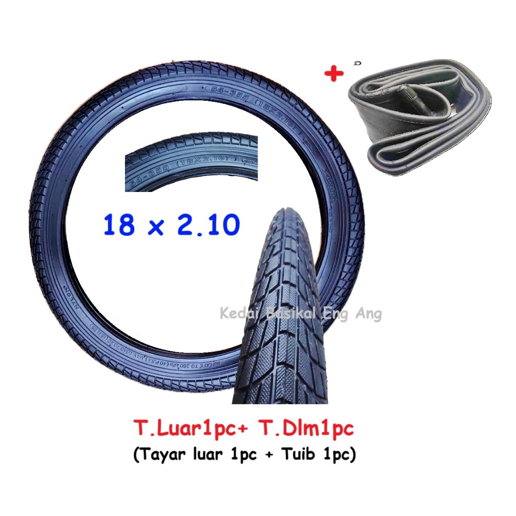 18 x 2.10 Tayar luar untuk basikal yang guna tayar 18 x 2.10 , 18"x2.10 18x2.10 | Shopee Malaysia