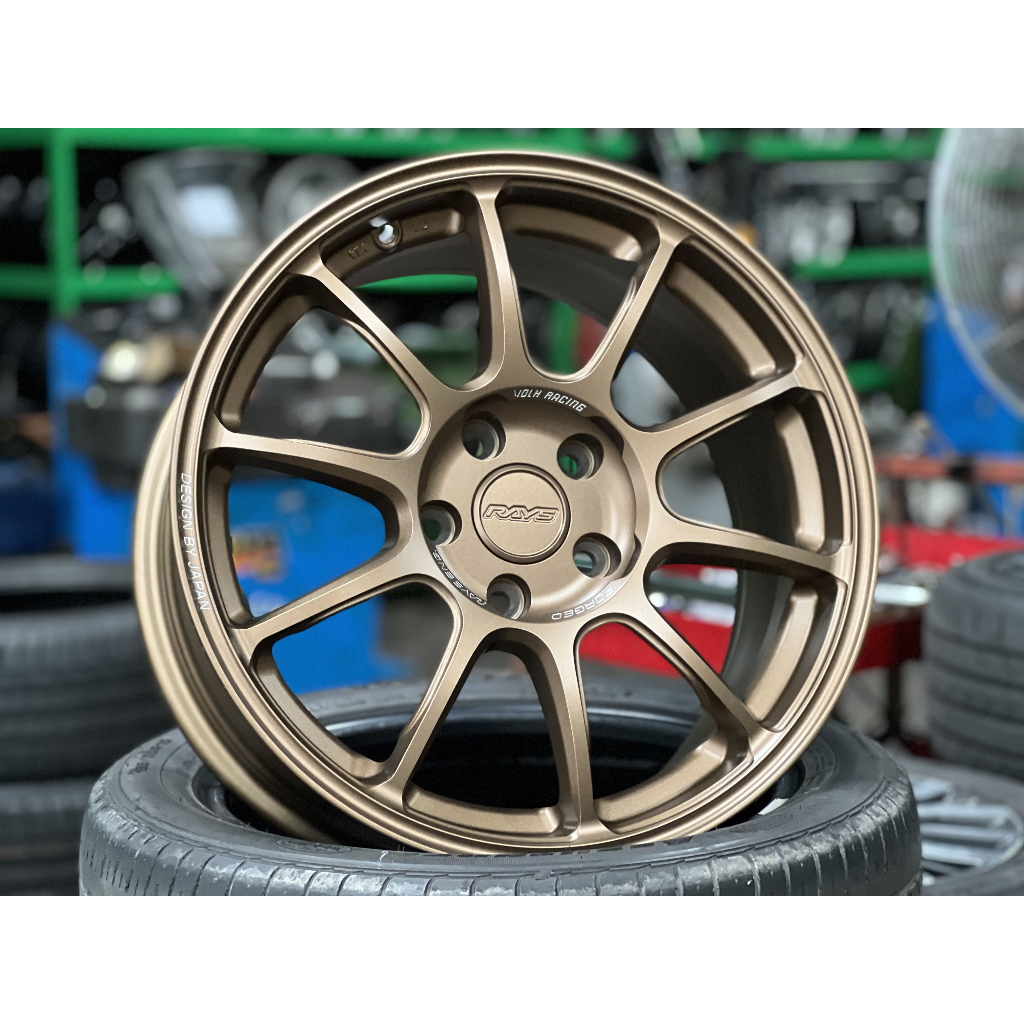 NEW 17X8J AOW ZE40 Rim (set of 4) Bronze 5X114.3 for Civic Camry Lancer ...