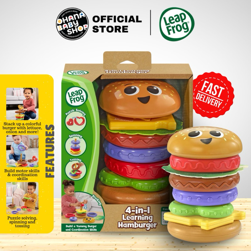 LeapFrog 4-in-1 Learning Hamburger | Leap Frog | Educational Toys ...