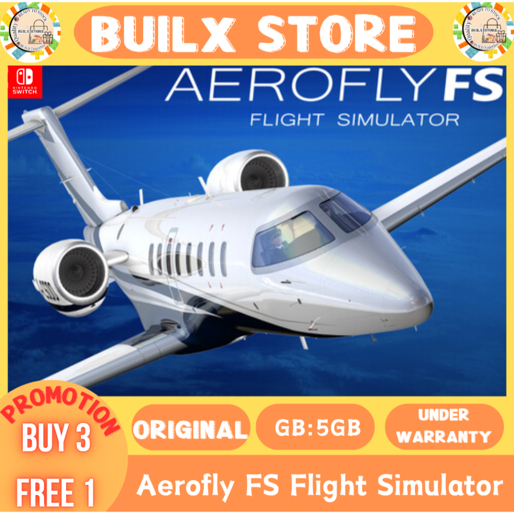 Aerofly FS Flight Simulator Nintendo Switch Digital Game ( BUY 3 FREE 1 ...
