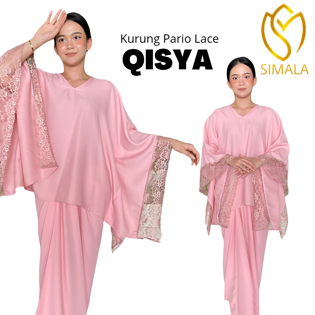 ( RAYA 2025 ) QISYA Kurung Pario Lace by SIMALA Kurung Pario Terkini ...