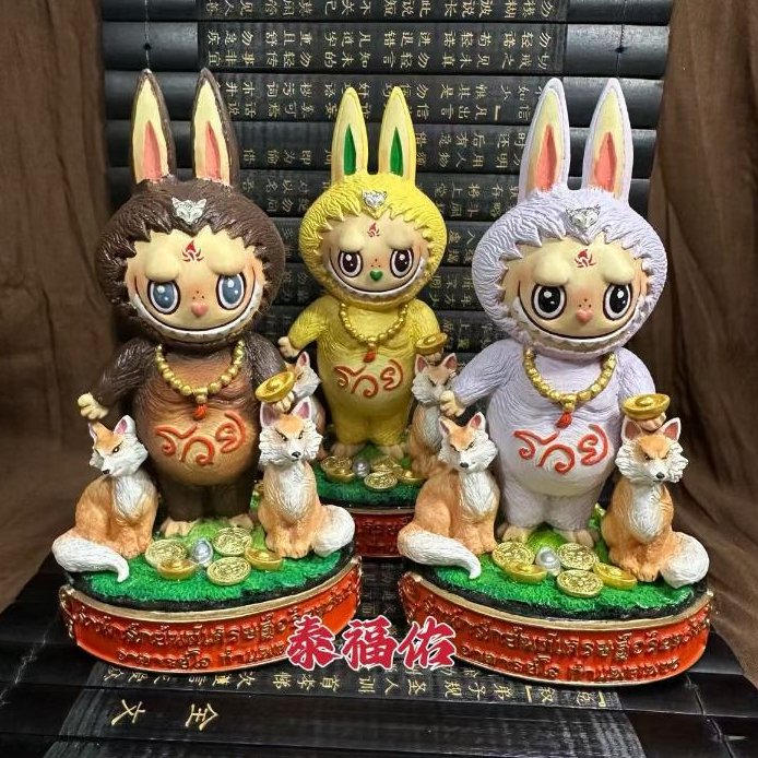 Thai Amulet 泰国佛牌(拉布布狐仙招財金身 Labubu Fox Fairy Wealth Statue)XZ | Shopee ...
