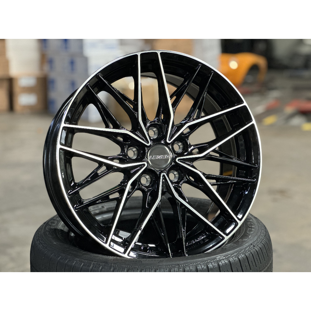 NEW 17X7.5J Lenso Yeti Rim (set of 4) Stellar Black 5X114.3 for Civic Camry Lancer CX3 CX30 CX5 ...