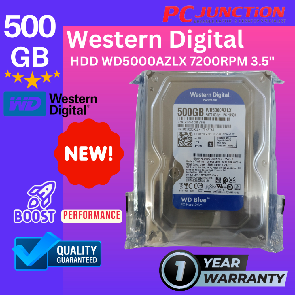 (NEW) Western Digital Toshiba Dell Seagate 500GB 1TB 2TB 4TB SATA HDD ...