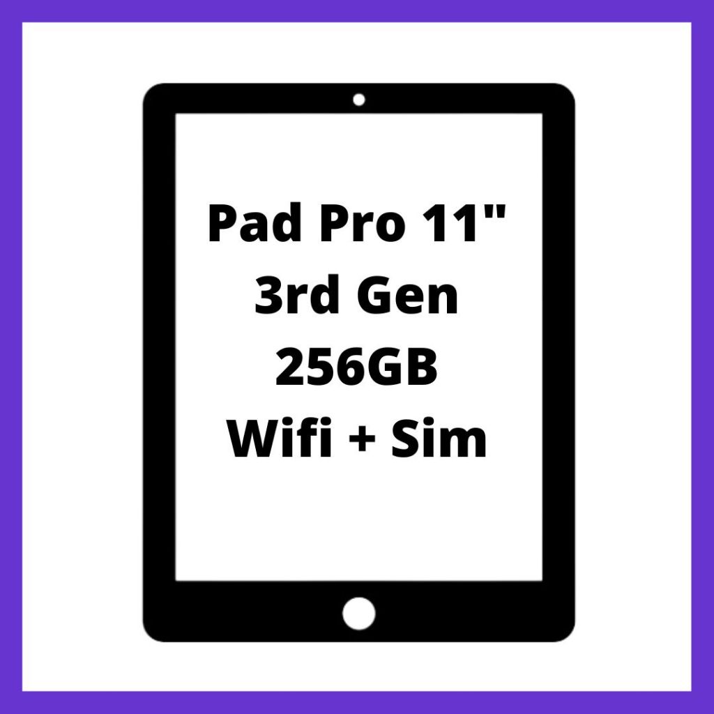 (Original USED SET) Pad Pro 11-inch (11" IPS | 120hz | 256GB | Wifi ...
