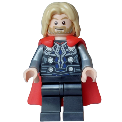 Lego Marvel Super Heroes SH0972: Thor - Flexible Rubber Cape, Black ...
