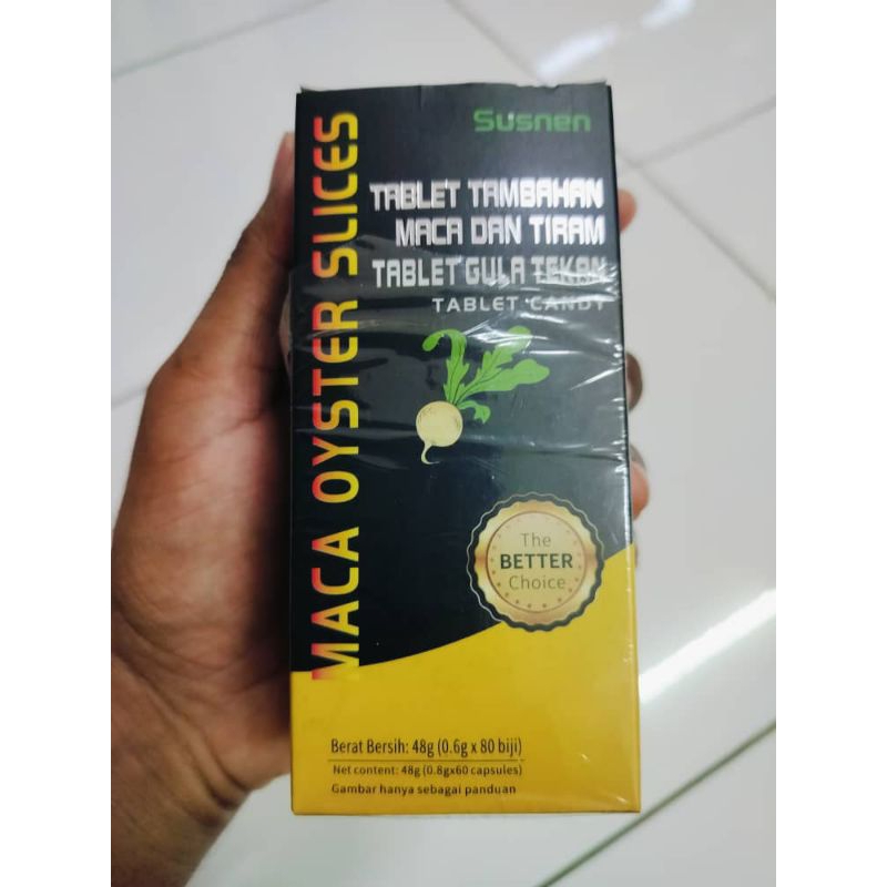 susnen maca gula gula 60 biji sebetol capsule original cod first ...