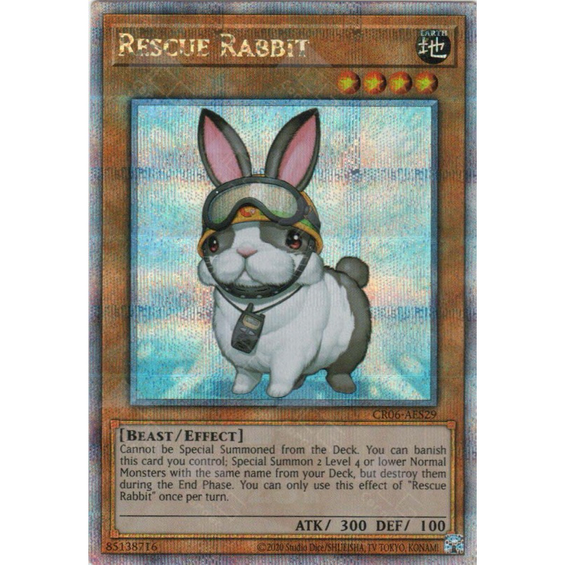 游戏王 CR06-AES29 QSER Yu-Gi-Oh Rescue Rabbit | Shopee Malaysia