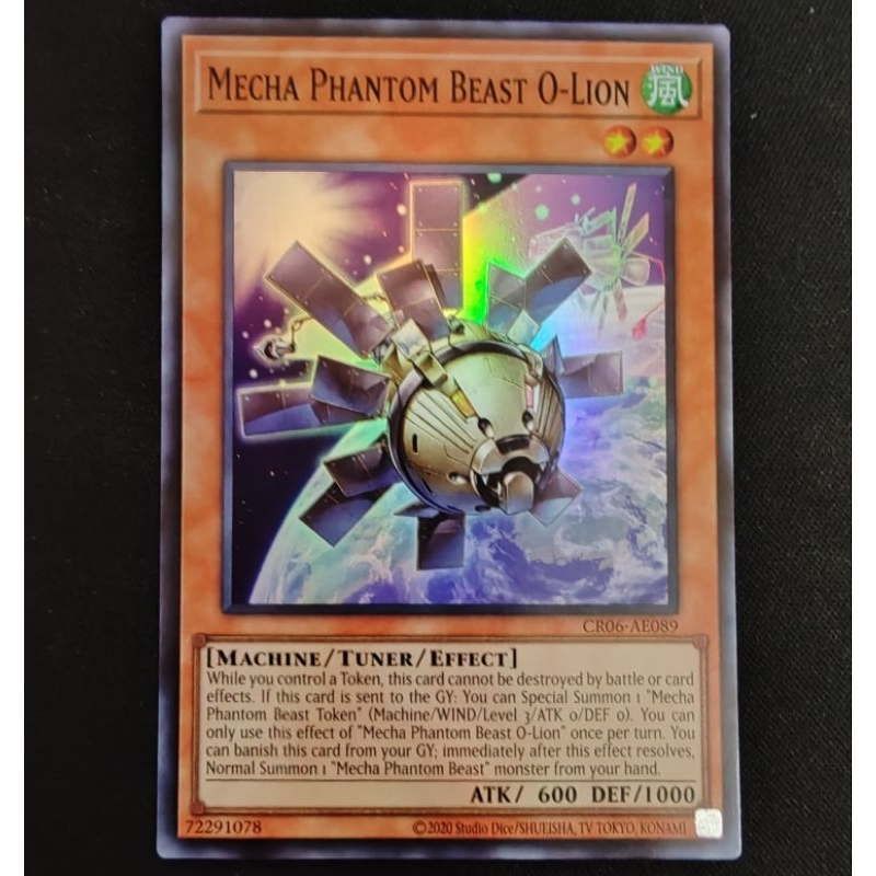 YUGIOH CR06-AE089 Mecha Phantom Beast O-Lion[SR] | Shopee Malaysia