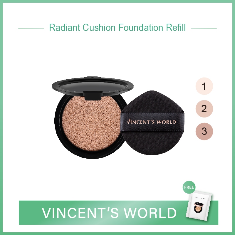 Vincent's World Radiant Cushion Foundation - Refill 35 gram | Shopee ...