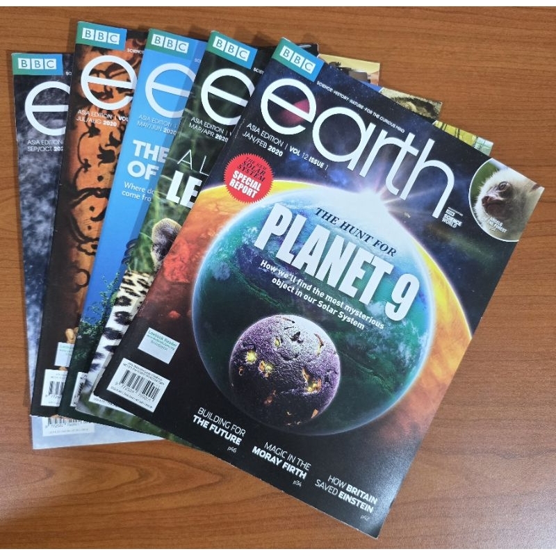 BBC Earth Asia Edition 2020 Vol 12 Issue 1-5 (Jan - Oct) | Shopee Malaysia