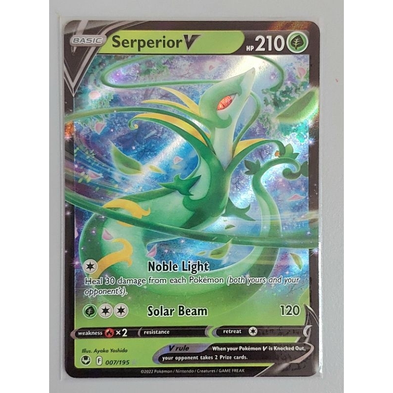 Pokemon TCG - Serperior V - Silver tempest | Shopee Malaysia