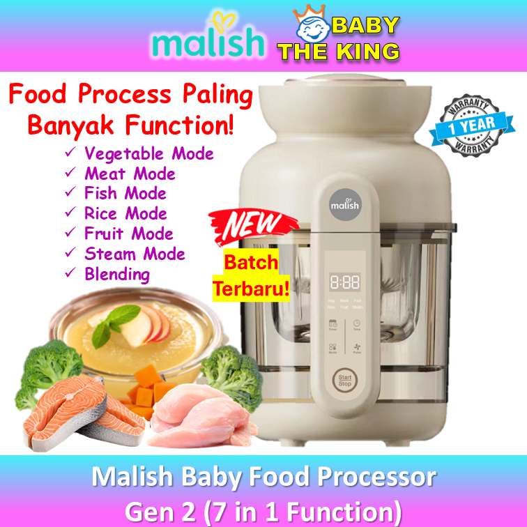 [NEW] [MASAK MAKANAN BAYI] Malish Smart Multi-Functional Baby Food ...