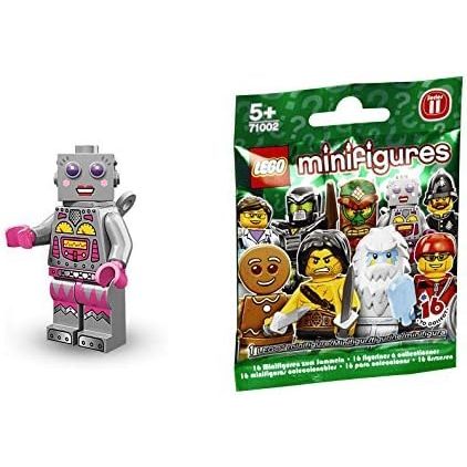 Lego minifigure series 11 cmf #16 female robot | Shopee Malaysia
