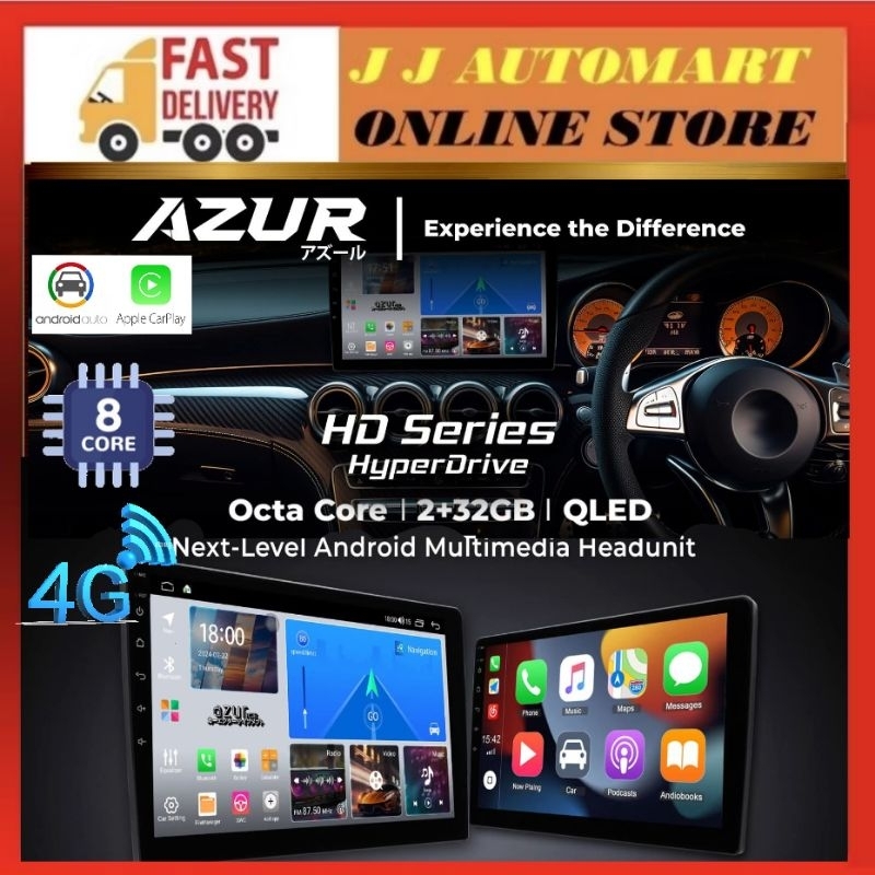 AZUR ICE 2+32GB 8 core 4G ANDROID PLAYER WITH QLED SCREEN DISPLAY AND ...