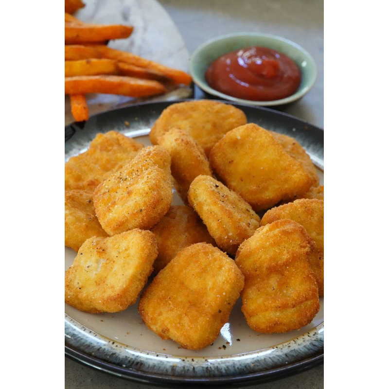 *CRISPY & LEMBUT DIDALAM* CHICKEN NUGET TEMPURA COATED WITH CHEESE ...