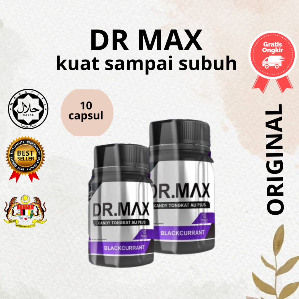 dr max obat kuat lelaki vitamin tambah stamina lelaki 10 capsule ...