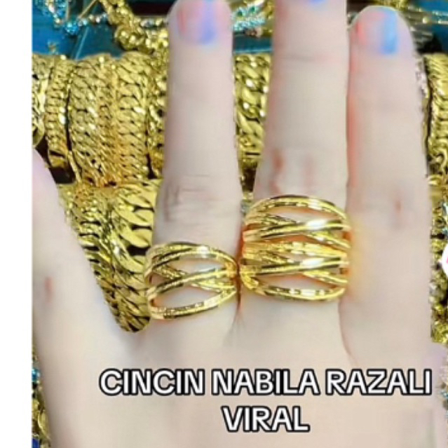 💋 COP 916 / 999 PERSIS ORI 💋 EMAS BANGKOK CINCIN NABILA RAZALI ( RING ...