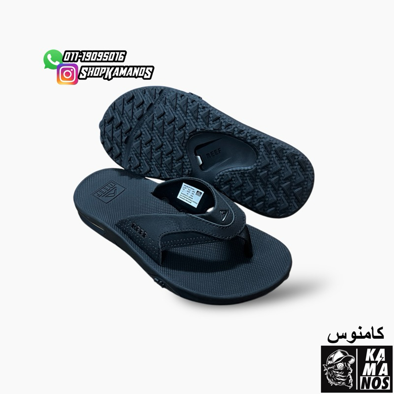 REEF FANNING / PREGAME / BLACK ORIGINAL / RF279 | Shopee Malaysia