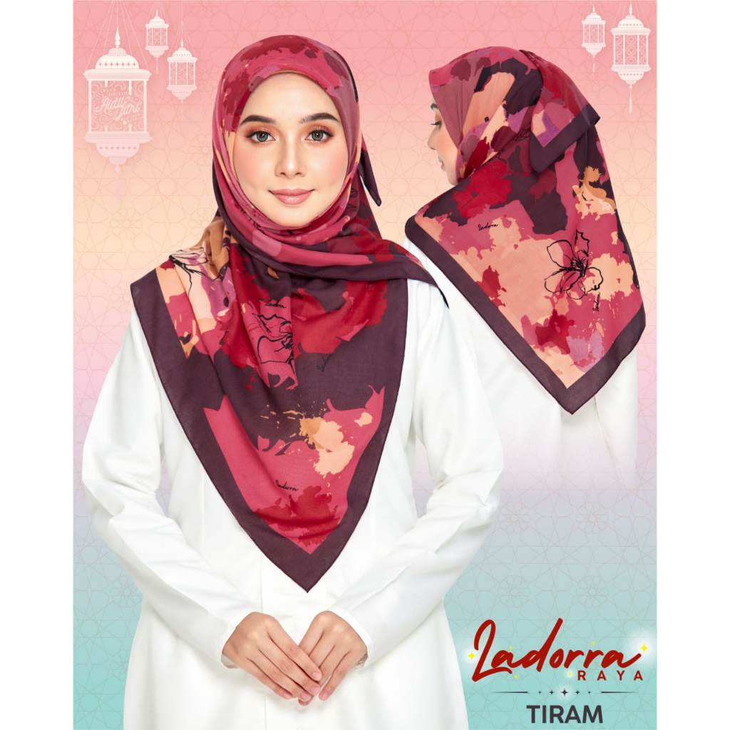[ZS] TUDUNG KEKABOO LADORA COTTON B45- RAYA TIRAM | Shopee Malaysia