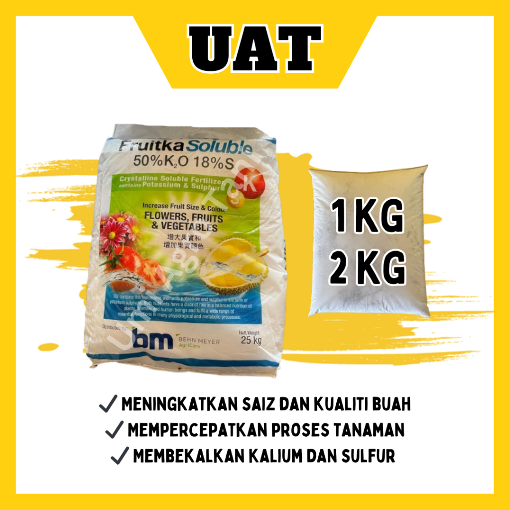 [1KG/2KG] BM BEHN MEYER FRUITKA SOLUBLE POTASSIUM SULPHATE BAJA SOP ...