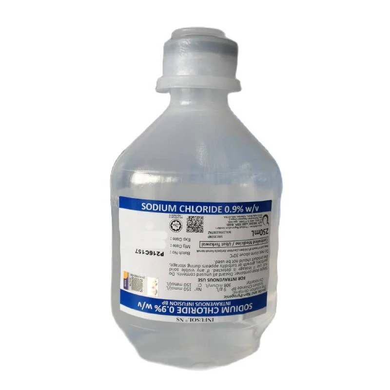 INFUSOL NS (Sodium Chloride 0.9%) Injection BP Solution 250ml | Shopee ...