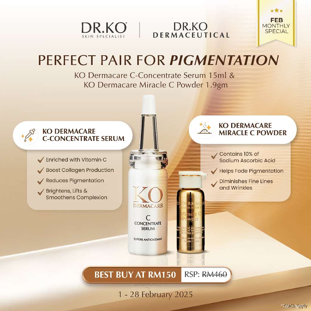 [FEB SPECIAL] DR. KO Skin Specialist Ko Dermacare C Concentrate Serum ...