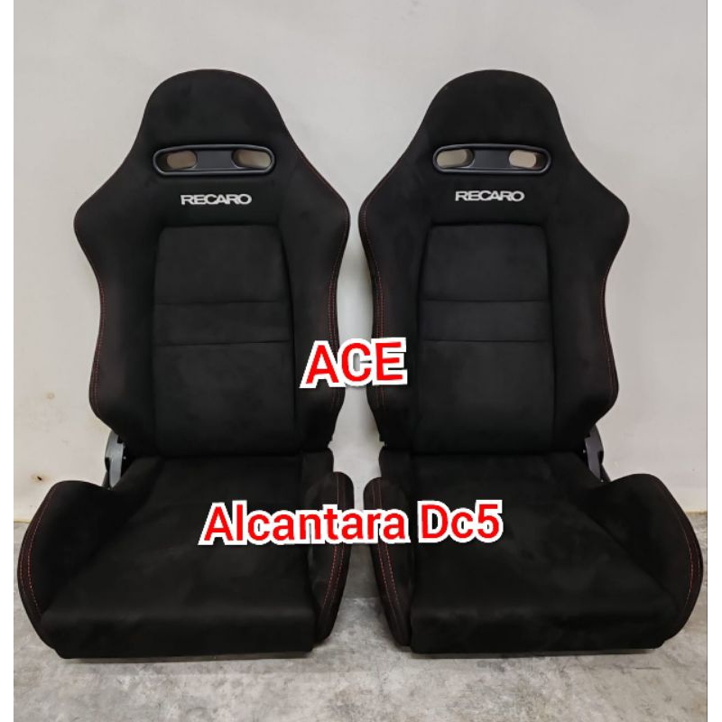 Dc5 Recaro Sports Bucket Seat Alcantara Black Thailand Seat | Shopee ...