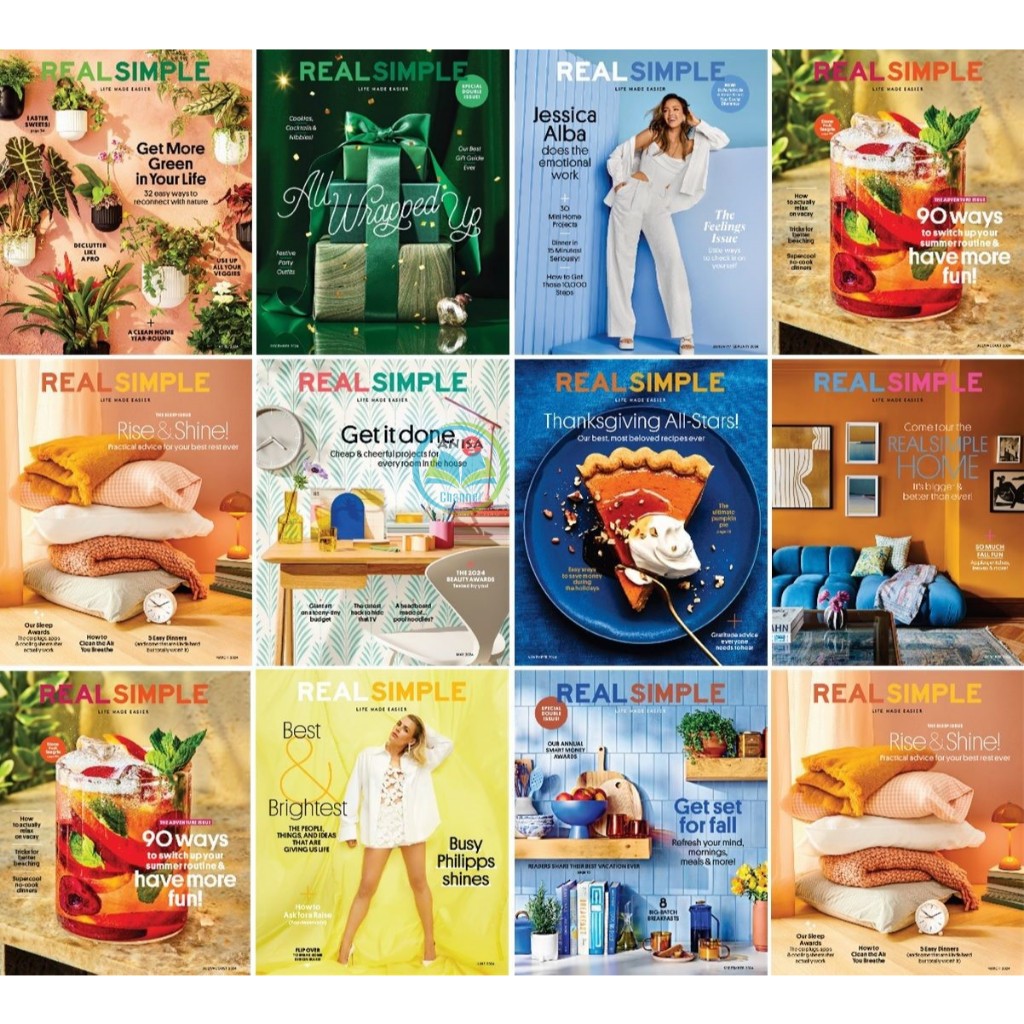 [eMagazine/PDF] Real Simple - 2024 Full Year Issues Collection (10 ...