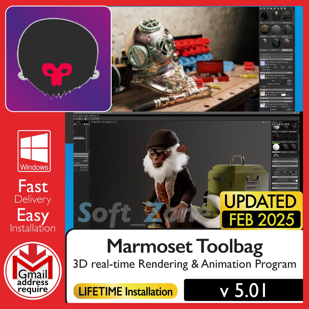 Marmoset Toolbag 5.01 - 3D real-time Rendering & Animation Program ...