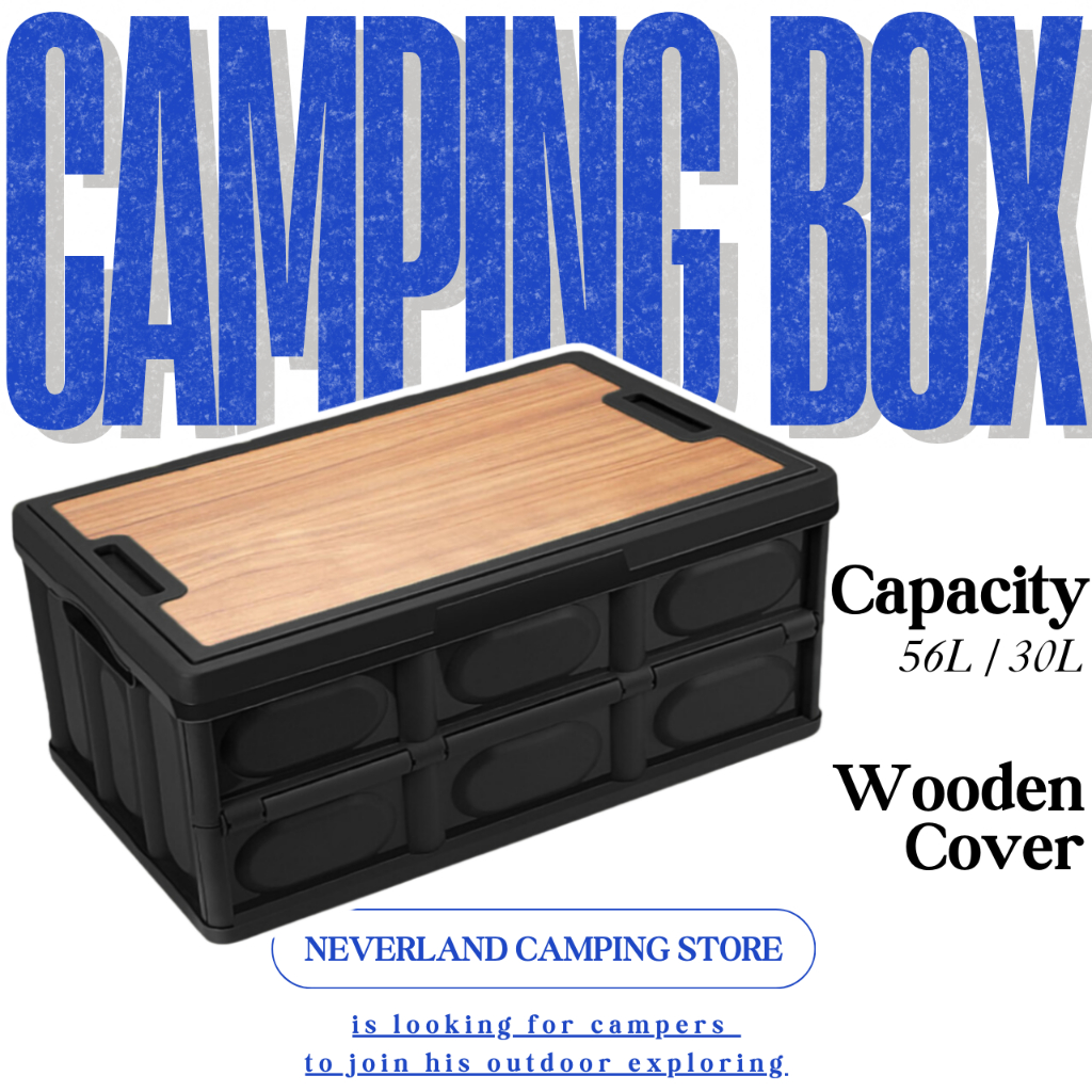 Foldable Storage Box Outdoor Camping Container Large Portable Kotak ...