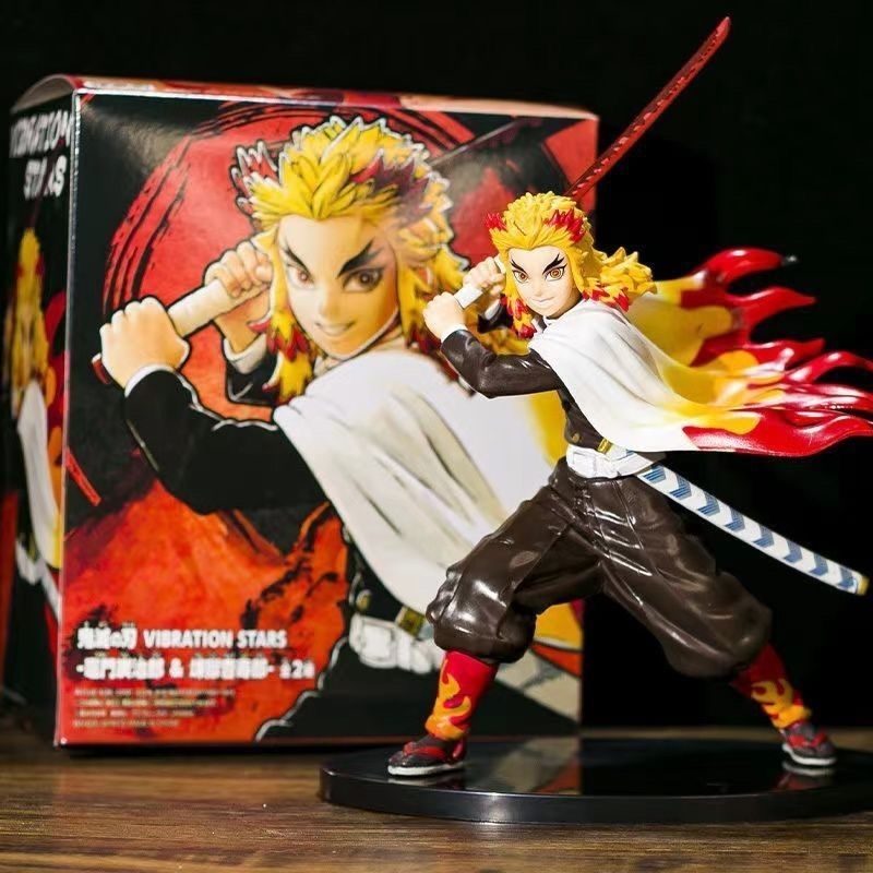 Demon Slayer: Rengoku Standing Flame Pillar Figure Second Dimension ...