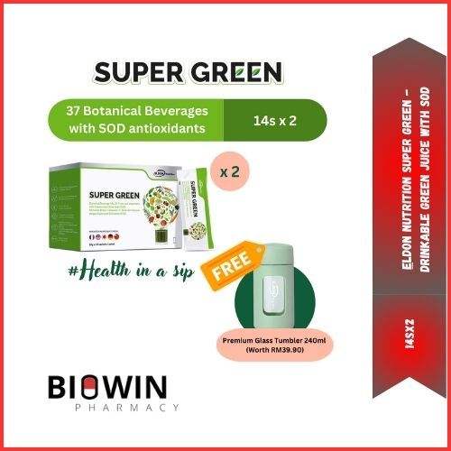 Eldon Nutrition Super Green 10g x 14 sachets | Shopee Malaysia
