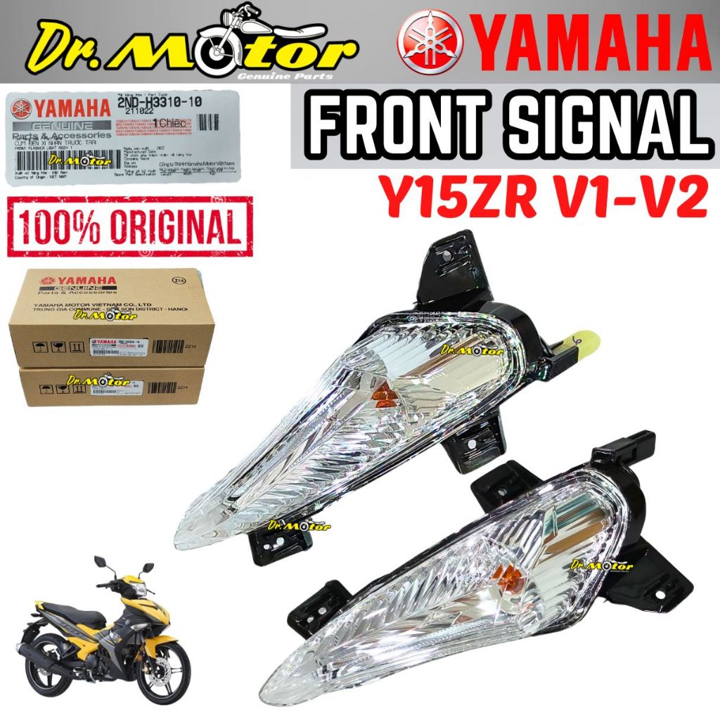 Y15ZR V1 V2 Y15 ZR YSUKU Front Signal Lampu Depan Left Right Kiri Kanan 2ND-H3310-10 2ND-H3320 ...