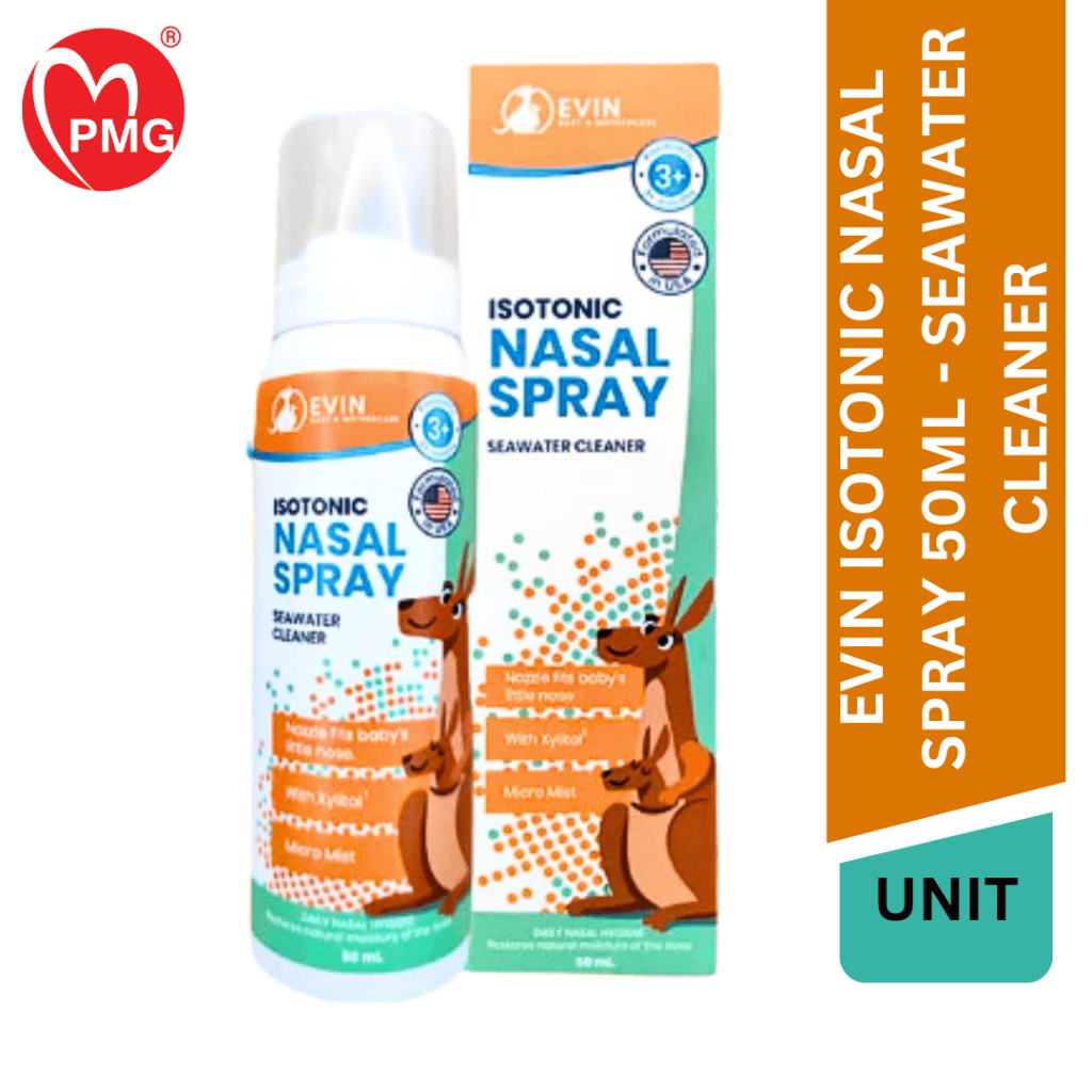 [PMG PHARMACY] Evin Isotonic Nasal Spray 50Ml - Seawater Cleaner ...