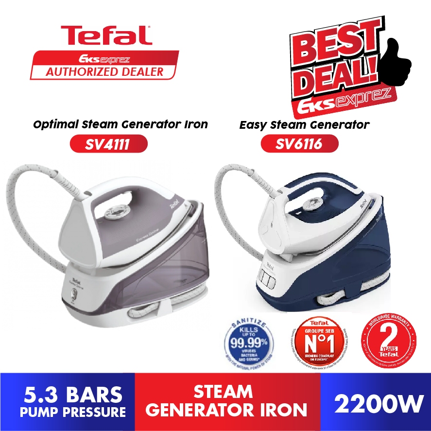 Tefal Express Essential Steam Generator Iron SV4111 / SV4111M0 | SV6116 ...