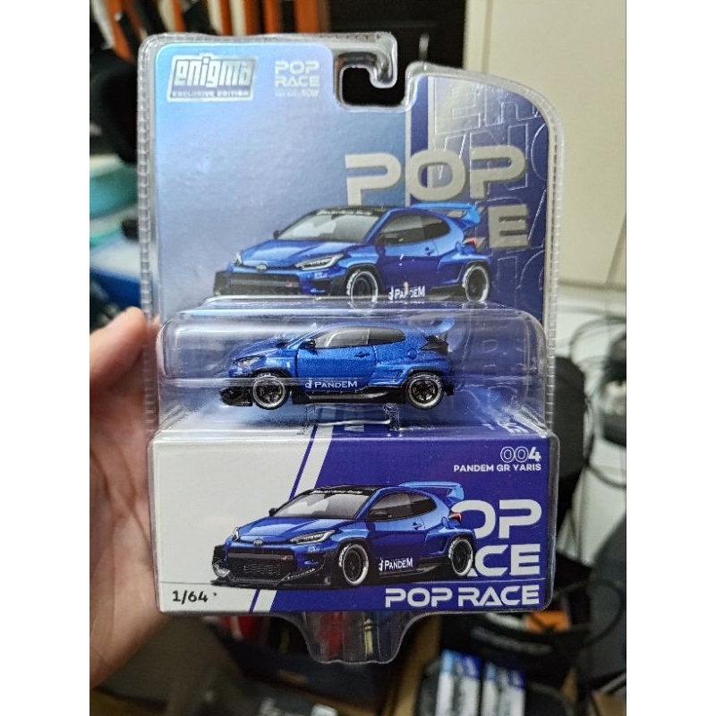Pop Race x Enigma Pandem GR Yaris Metallic Blue | Shopee Malaysia