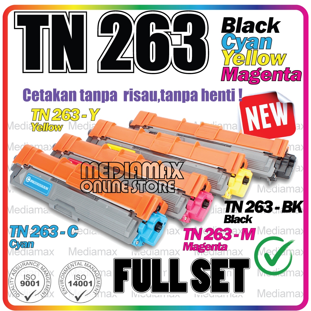 Set Compatible to Brother TN-263 TN-267 TN-263BK HL-L3230CDN DCP ...