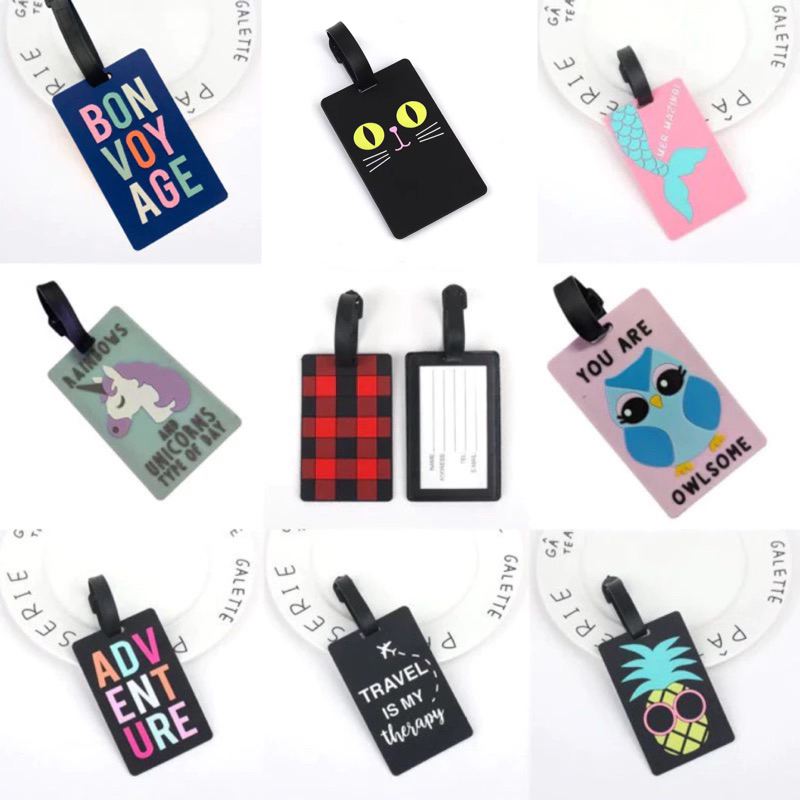 New trolley case tag anti-lost tag name identification suitcase tag ...