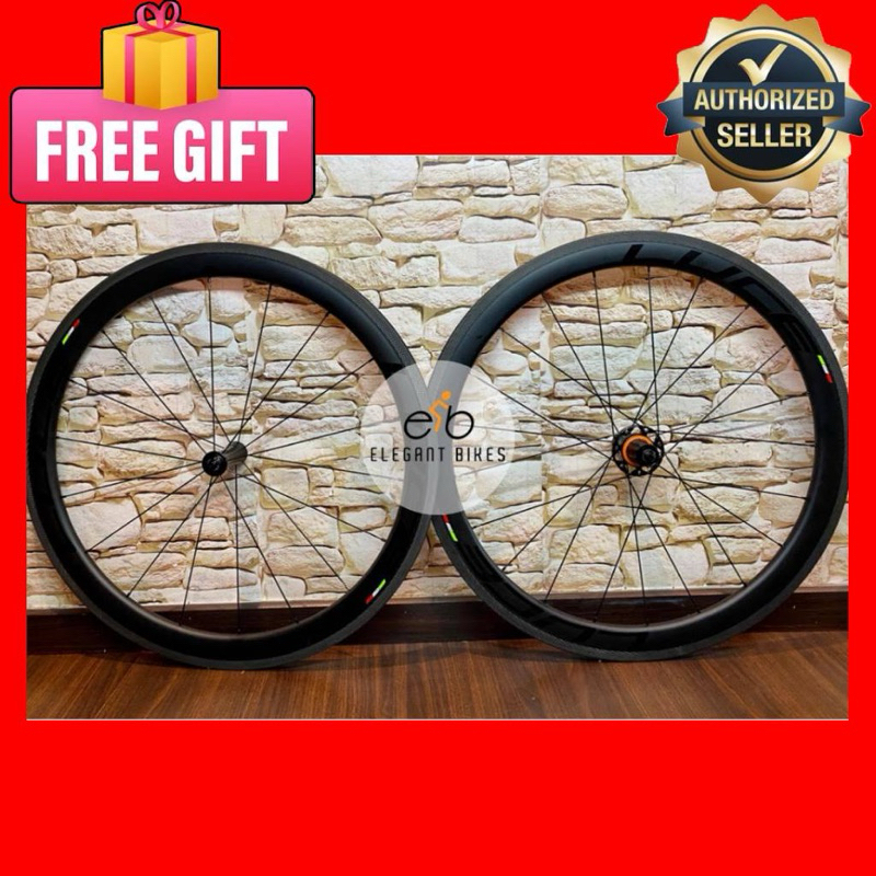 NEW CARBON WHEELSET LUCE CERAMIC 50MM PROFILE 700C FIBER WHEEL ORIGINAL ...