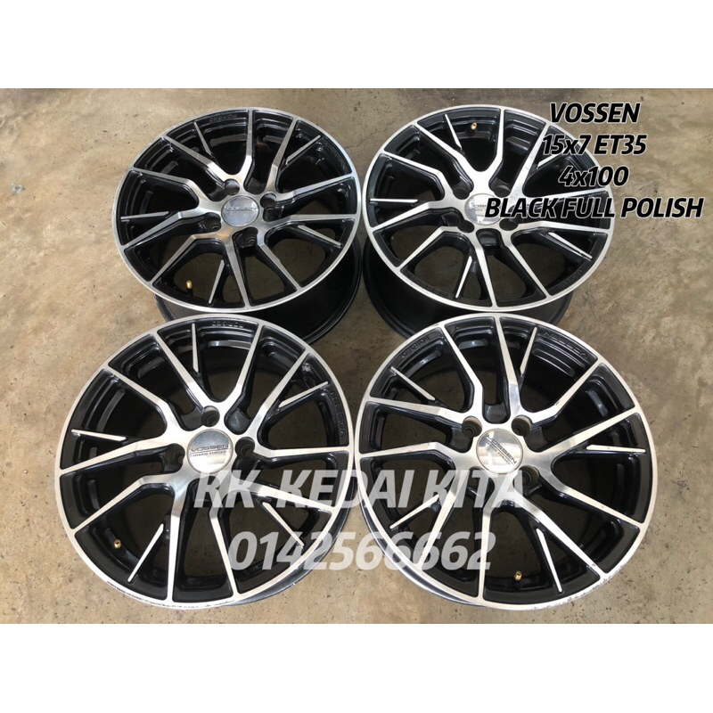 USED RIM VOSSEN 15 INCHI | Shopee Malaysia